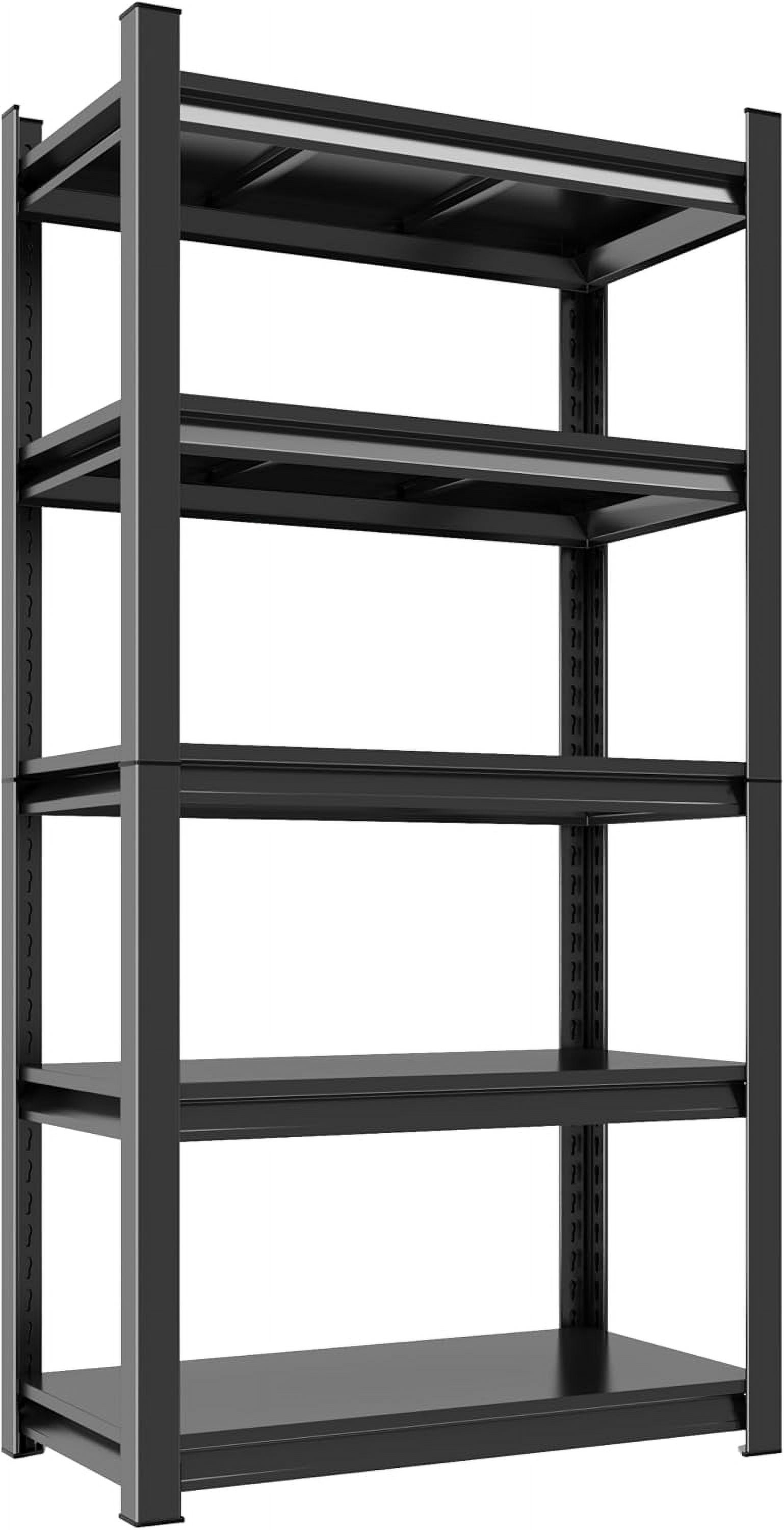 5-Tier Storage Shelves, Kitchen Shelving Unit Freestanding, Quick DIY ...