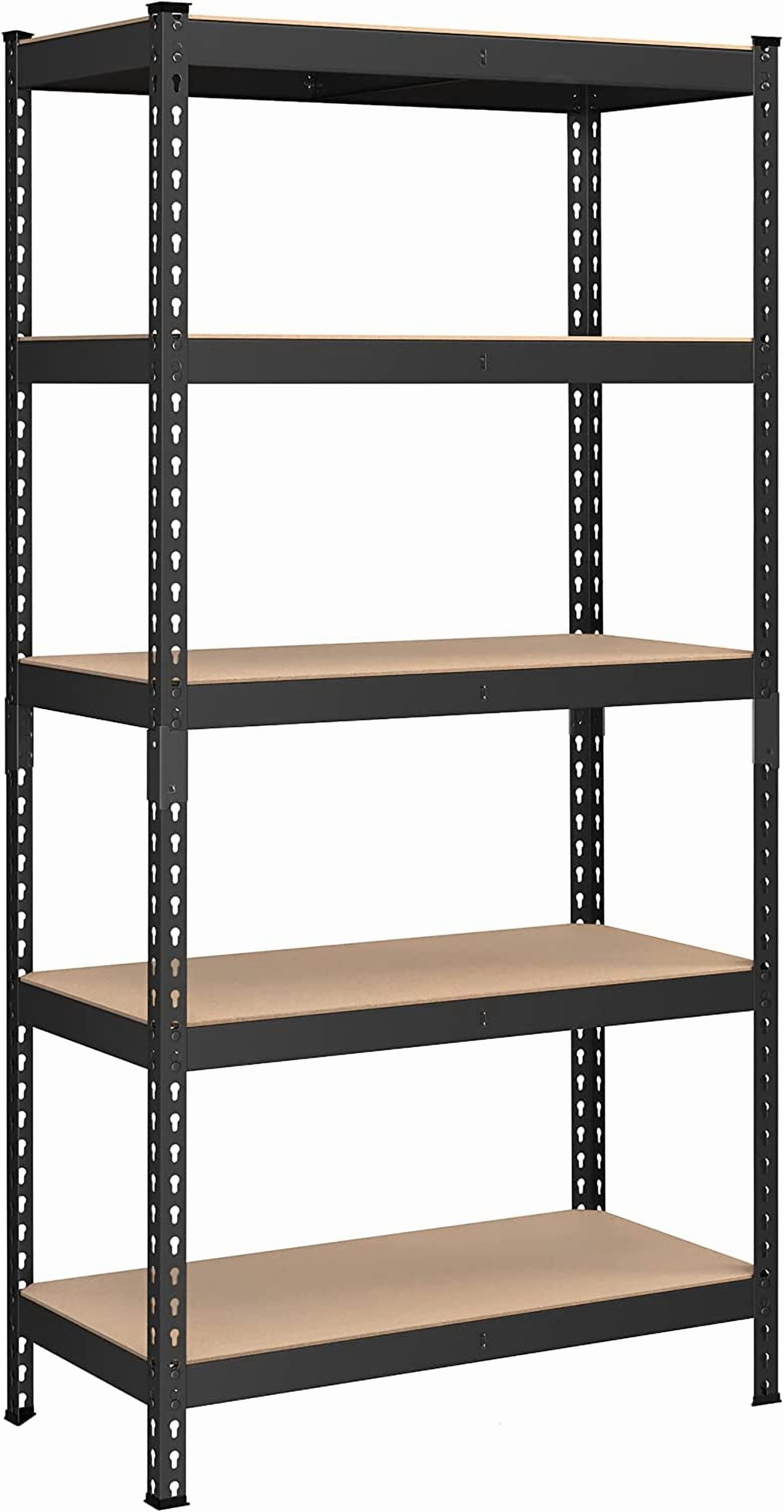 5-Tier Storage Shelves, Load 2310 lb, Garage Storage, Boltless Assembly ...