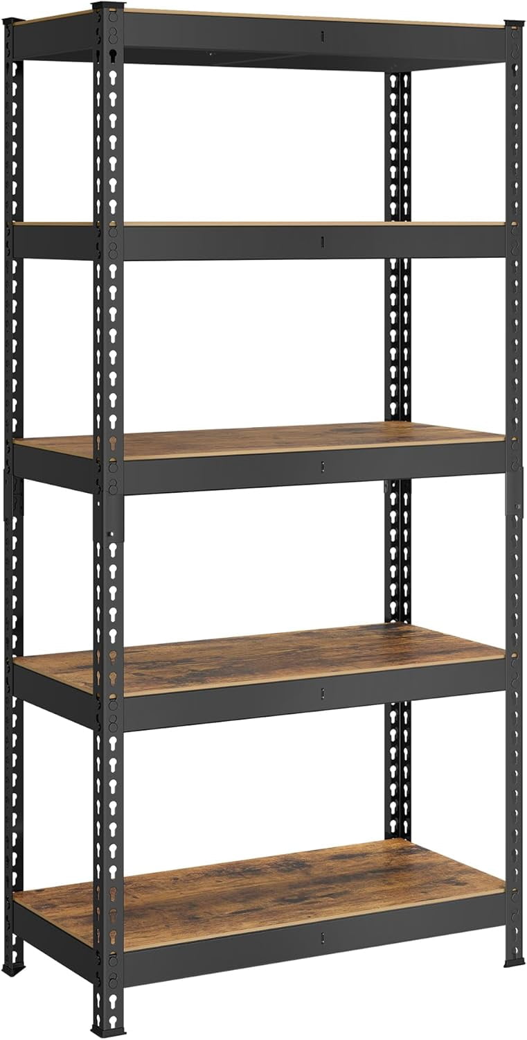 5-Tier Storage Shelves, Load 2310 lb, Garage Storage, Boltless Assembly ...