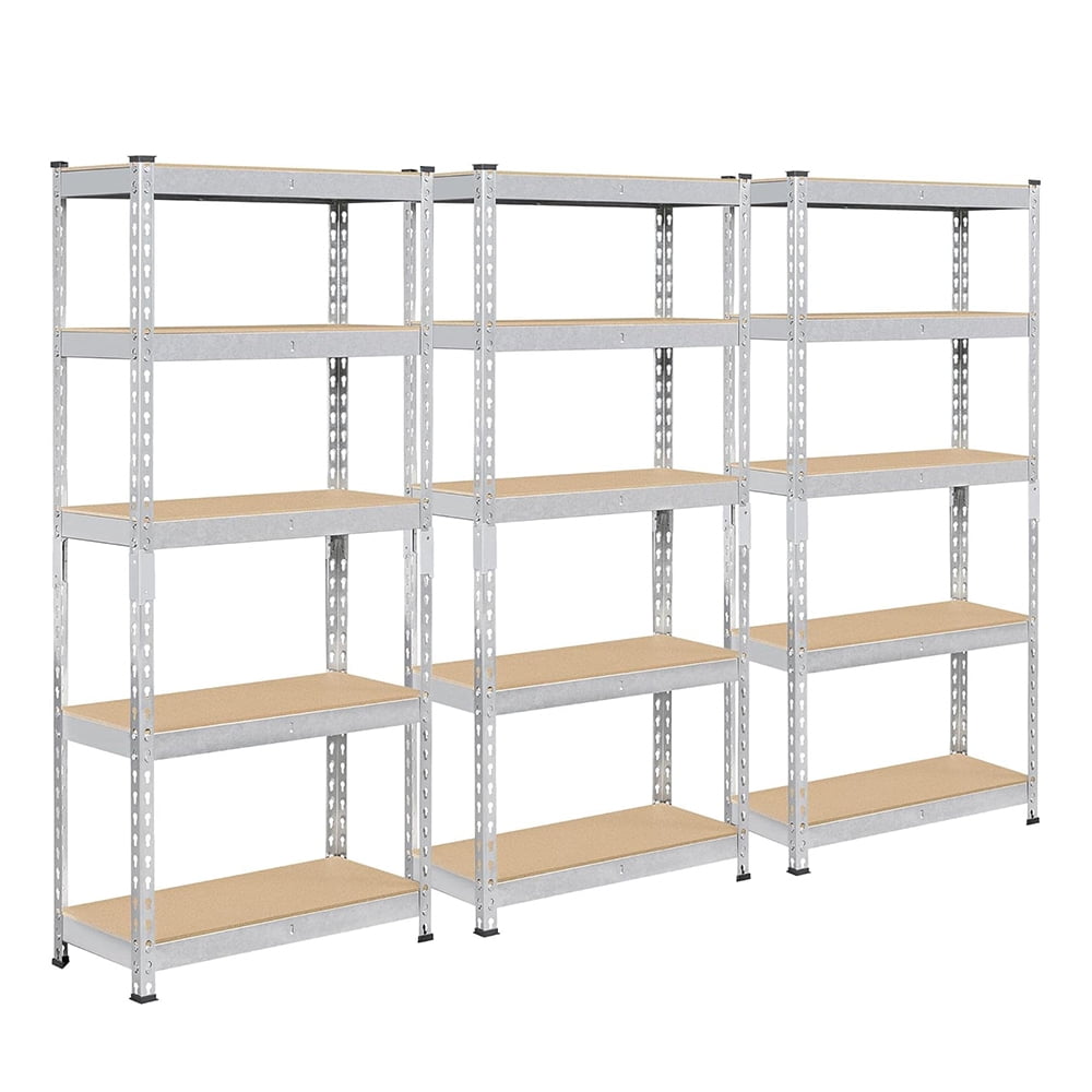 5-Tier Utility Shelves, Metal Heavy Duty Garage Shelving Unit ...
