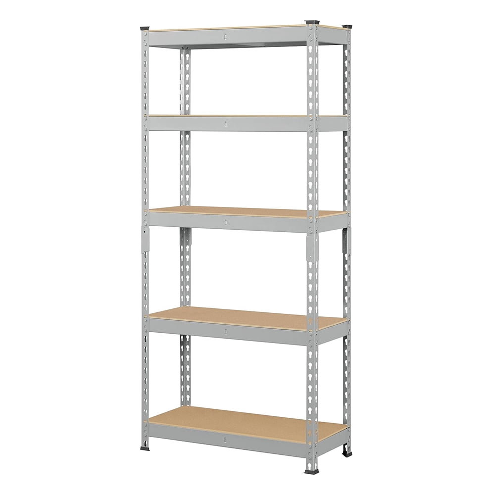 5-Tier Utility Shelves, Metal Storage Shelves, Adjustable Shelving ...