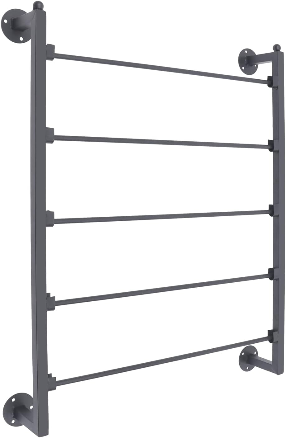 5 Tier Wall Mounted Scarf Rack, Hijab Rack Scarf Organizer, Ties Silk ...