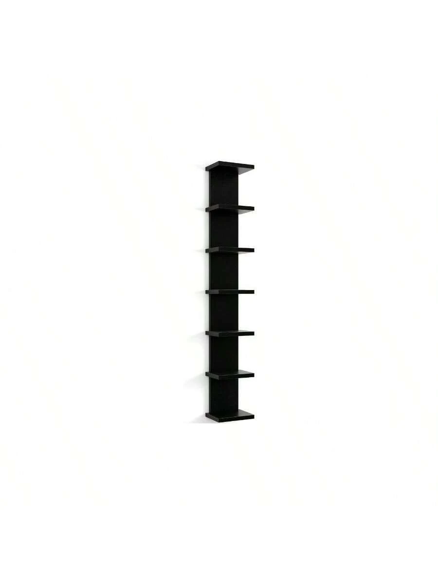 5 Tier Wall Shelf Unit, Decorative Wall Mount Vertical Shelving ...