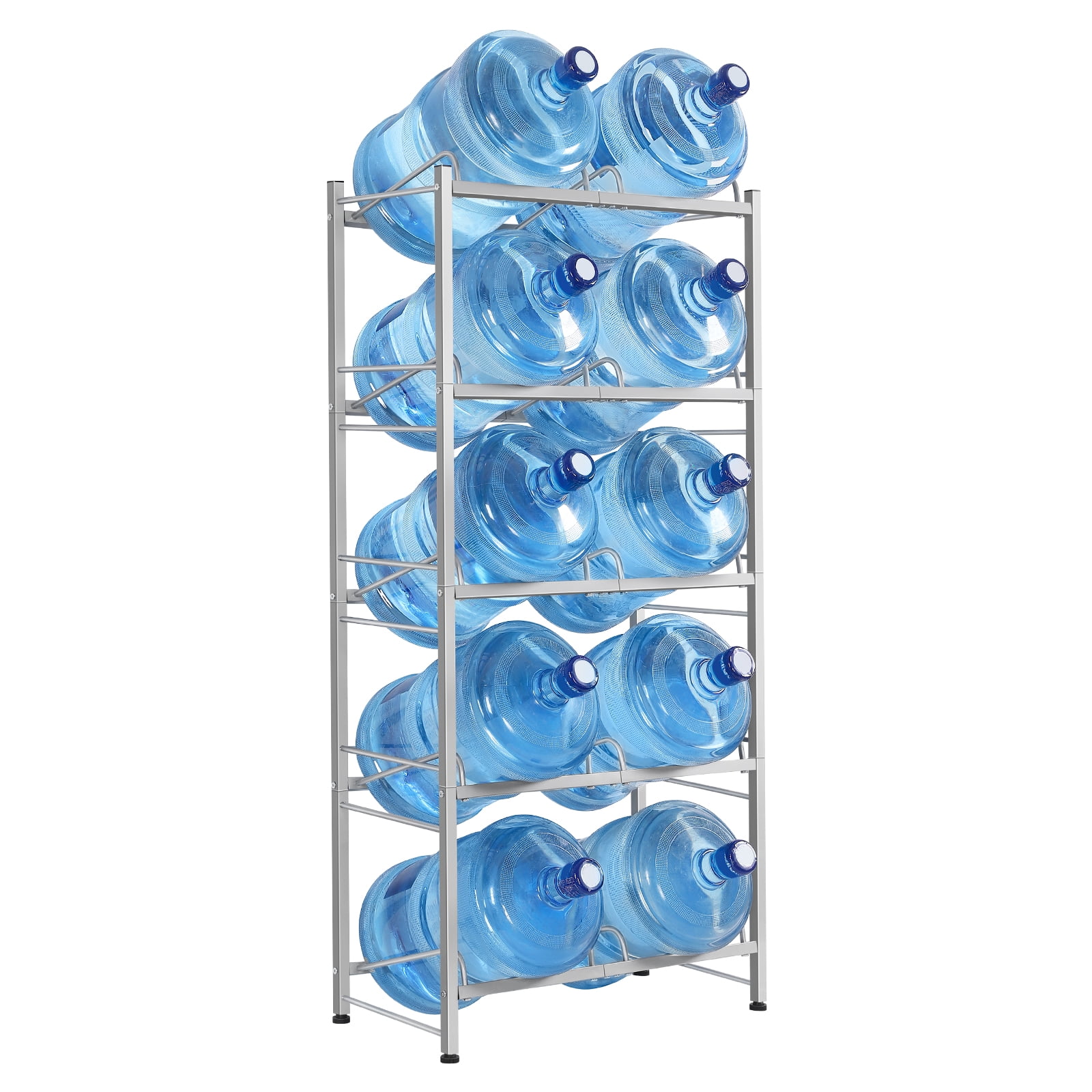 5-Tier Water Rack for Gallon Jugs for Home, Office, Kitchen and ...