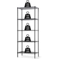 5-Tier Wire Shelving Unit, 24" W x 14" D x 60" H Metal Storage Rack ...