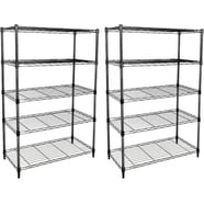 Walmart 5-Tier Heavy Duty Steel Storage Shelf, Adjustable for Kitchen ...