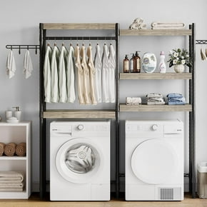 Over Washer and Dryer Storage Racks for Efficient Home Organization