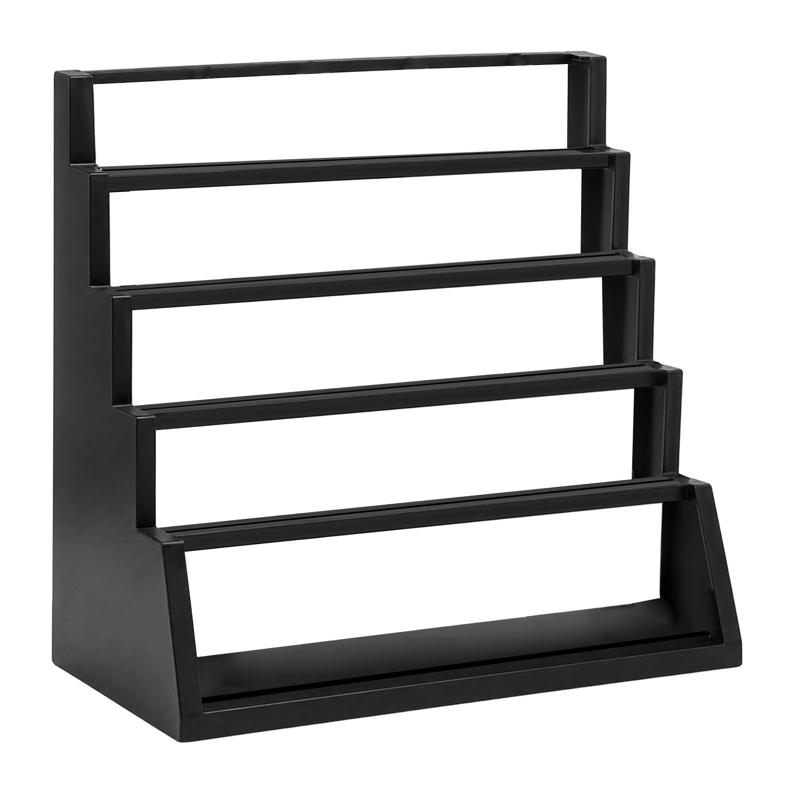 5-Tier Wooden Trading Card Display Stand, Sturdy Multi-Layer Rack for ...
