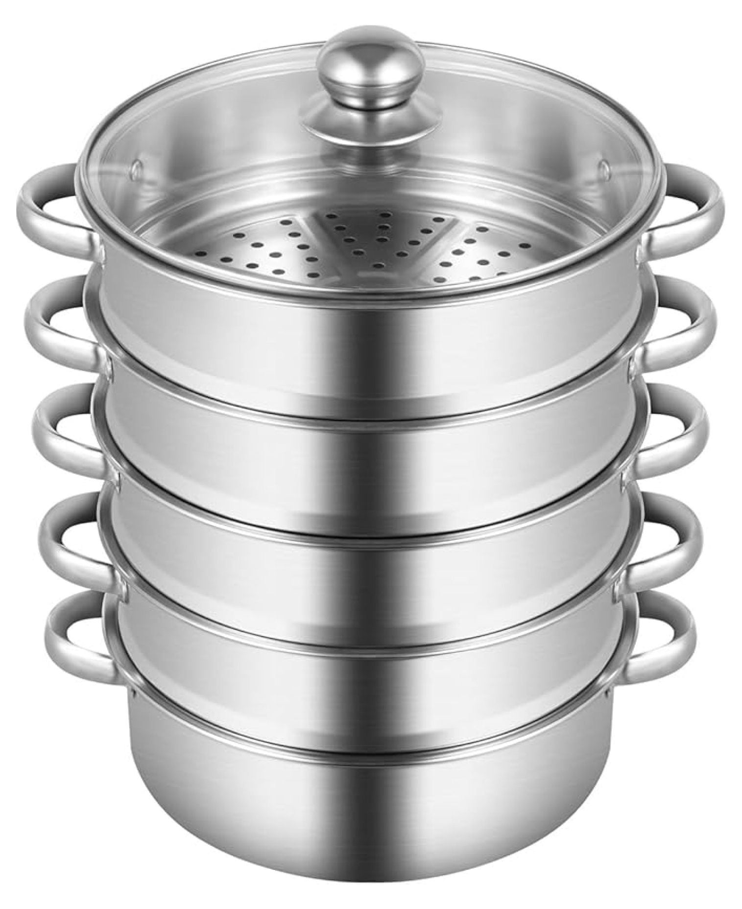 5-Tier er Pot for Cooking 10 In Stainless Steel er Soup Pots with ...