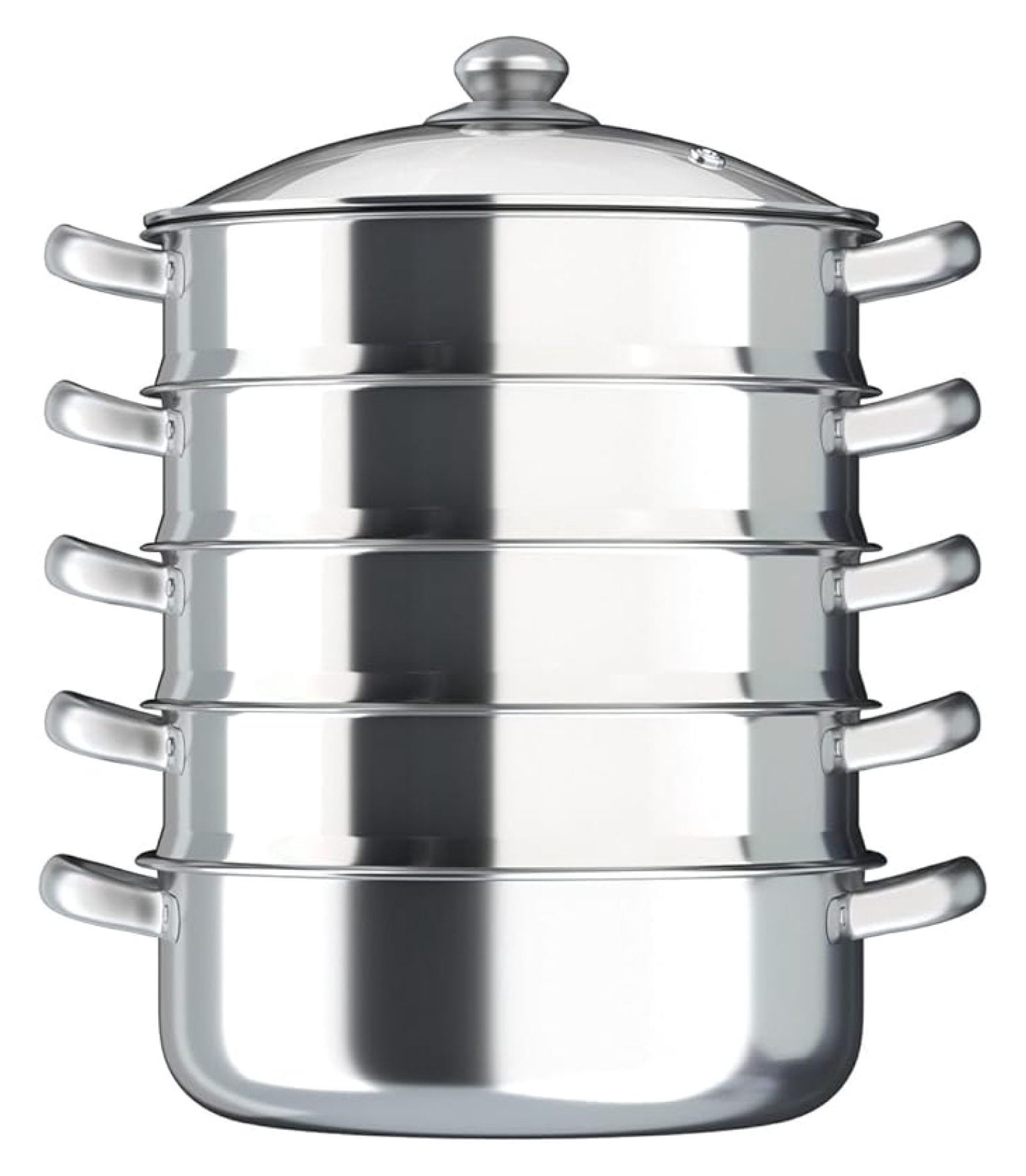 5-Tier er Pot for Cooking 11.27 In Stainless Steel er Soup Pots with ...