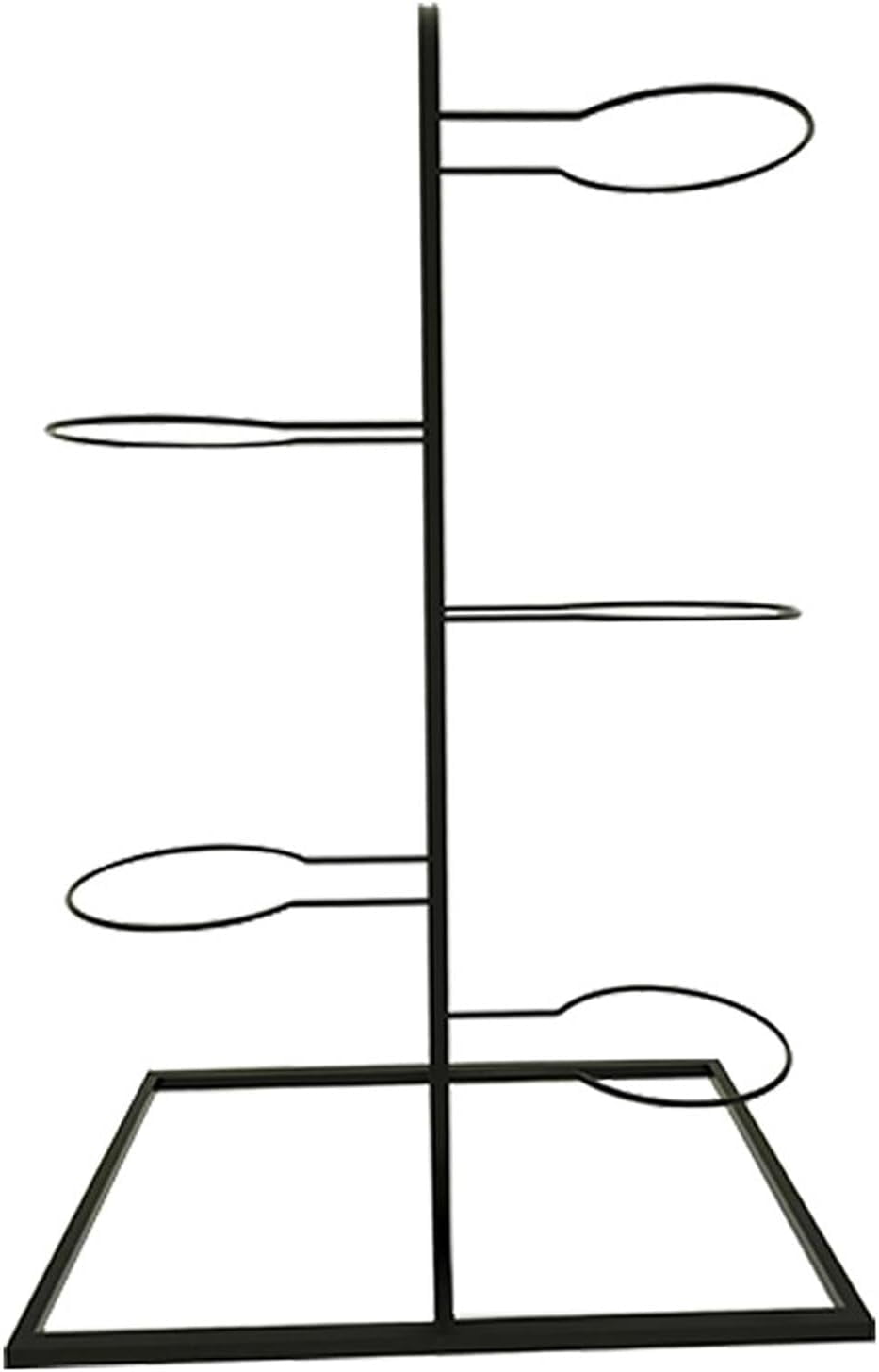 5 Tiers Ball Rack Basketball Storage Shelf Volleyball Stand Holder ...