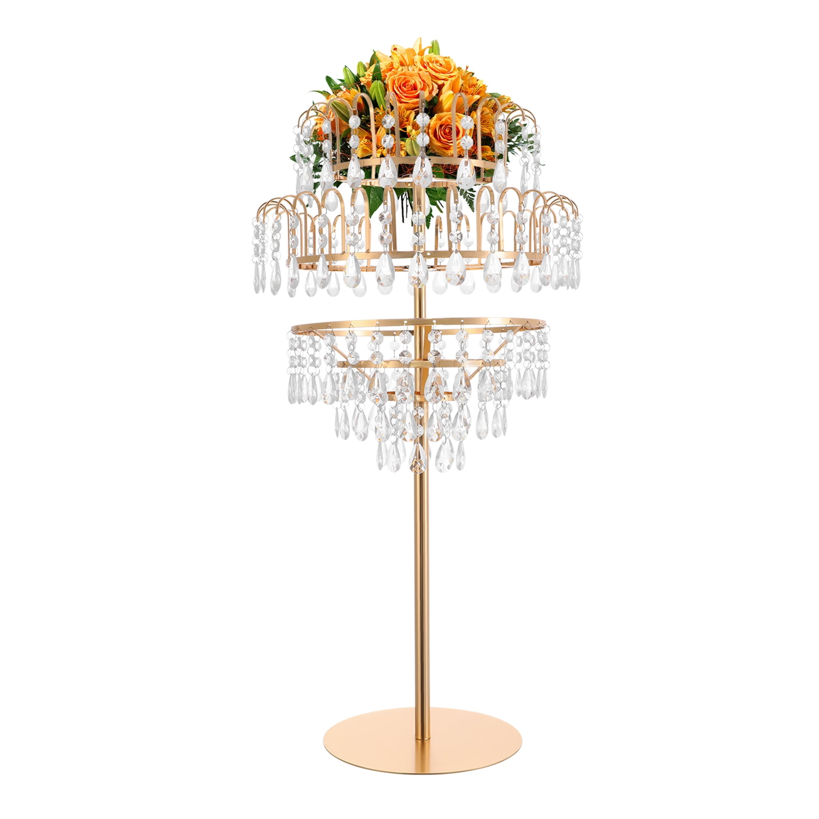 5 Tiers Flower Stand, Modern Flower Stand, Wedding Flower Stand(Clear ...