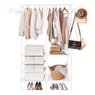 HOKEEPER 330 lbs Heavy Duty Clothing Garment Rack Rolling Commercial ...