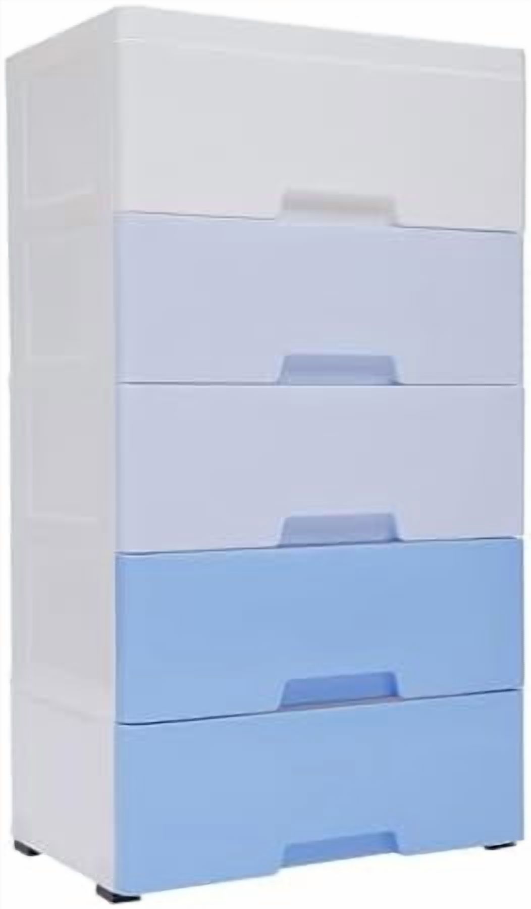 5 Tiers Plastic Storage Drawer Units,Closet Organizer Stacking Vertical ...