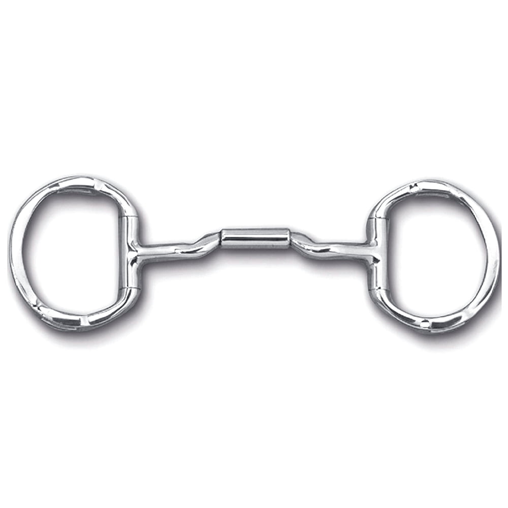 5" Toklat Myler Eggbutt With Stainless Steel Mullen Barrel Low Port Horse Mouth - Walmart.com