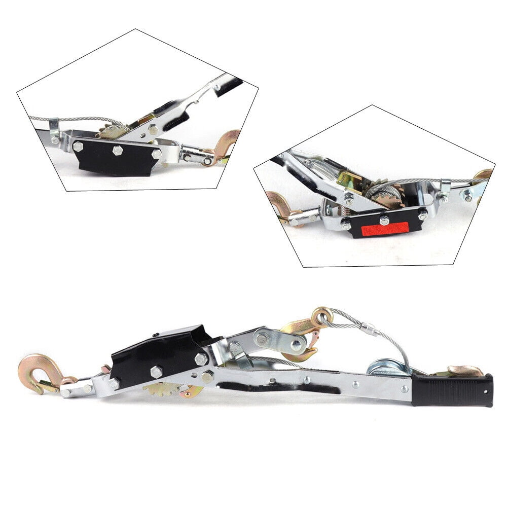 5 Ton Extra Heavy Duty Come Along Power Cable Puller with 3 Hooks 2 ...