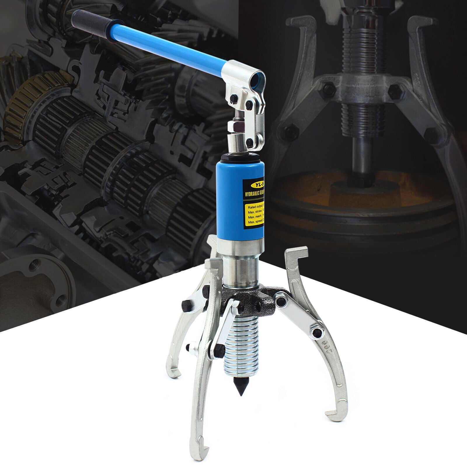 5 Ton Hydraulic Gear/Bearing/Wheel Bearing Puller Separator 2 or 3 Jaws ...