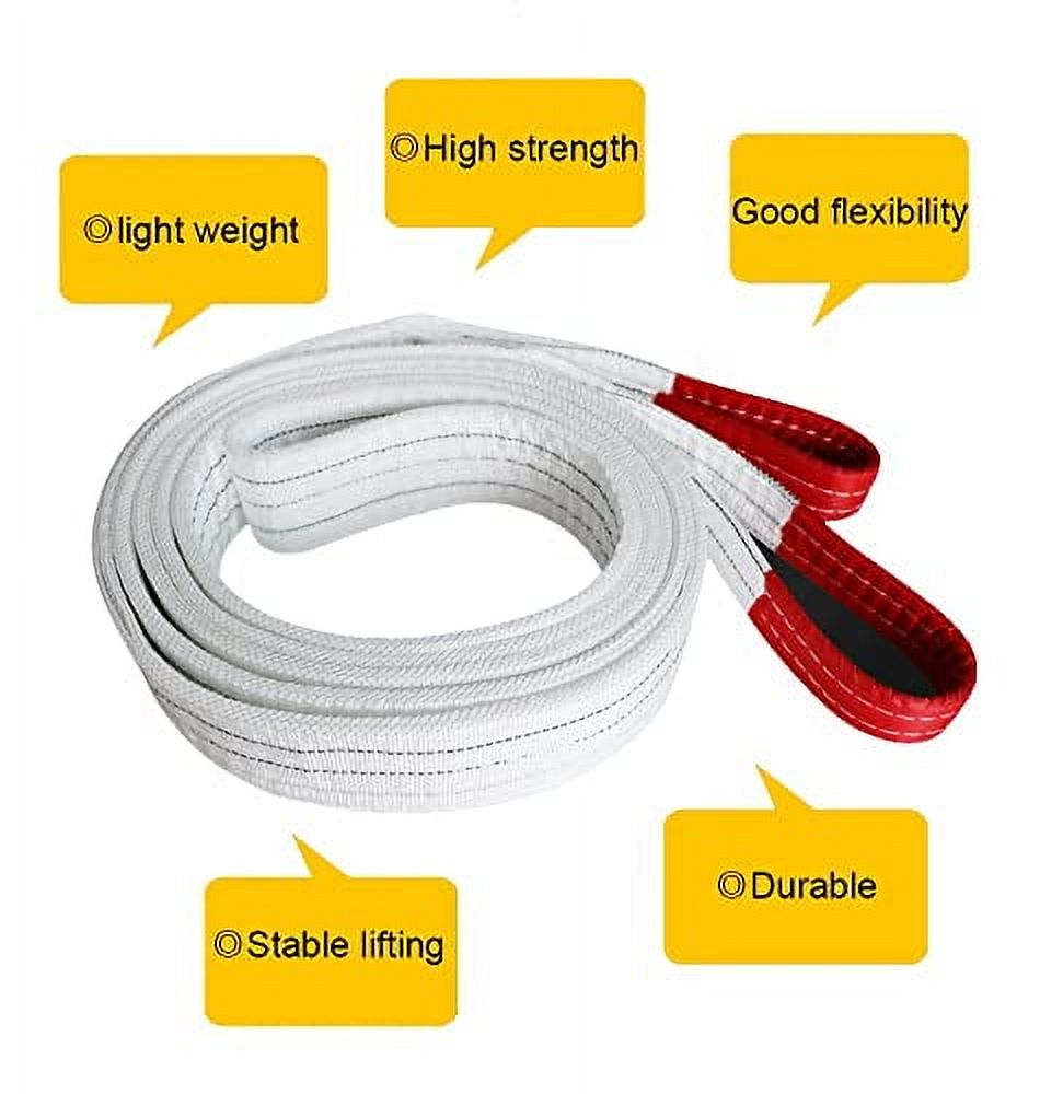 5 Tonne Lifting Strap Double Polyester Webbing Lifting Cargo Sling ...