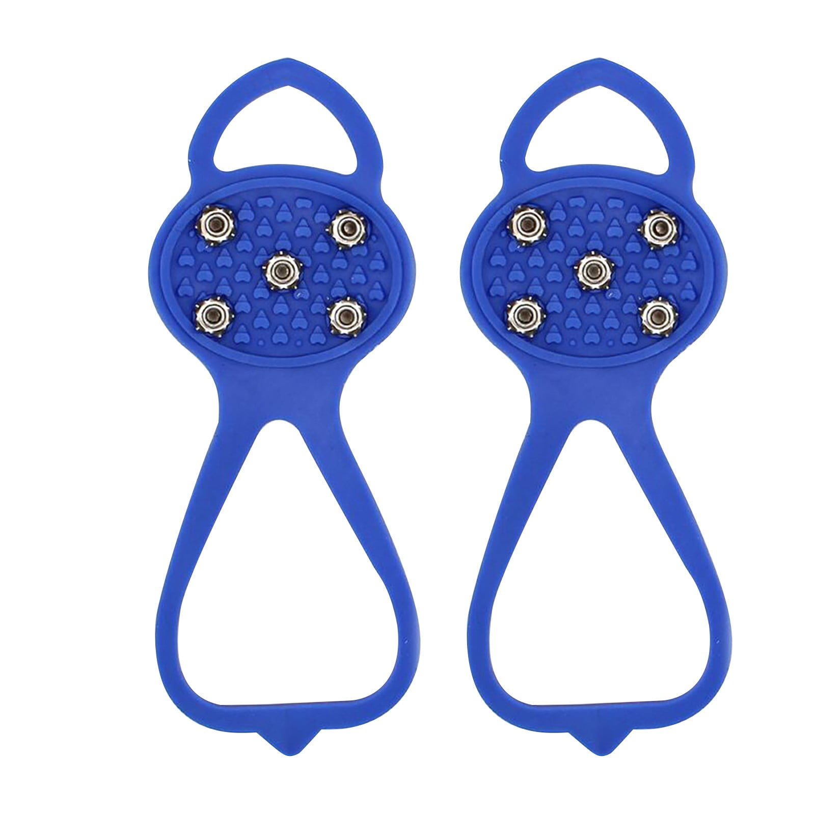 5-Tooth Ice Cleats for Shoes - Non-Slip Snow Grips with Manganese Steel ...