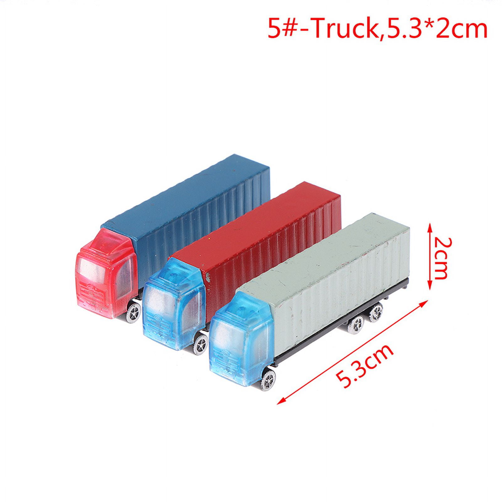 (5#-Truck,5.3*2cm) 1:100-200 Dollhouse Miniature Car Truck Container ...