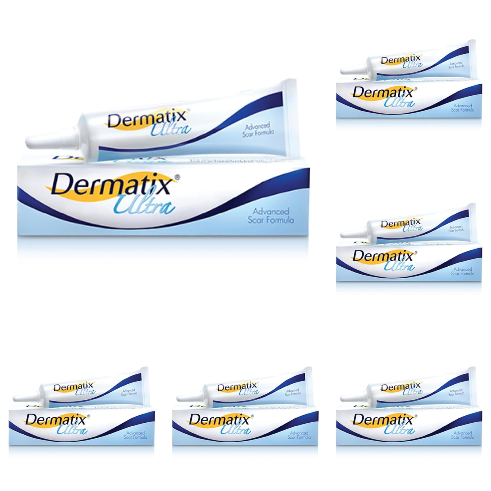 5 Tubes Dermatix Ultra Advanced 15g Scar Gel - Flattens Raised Scars ...