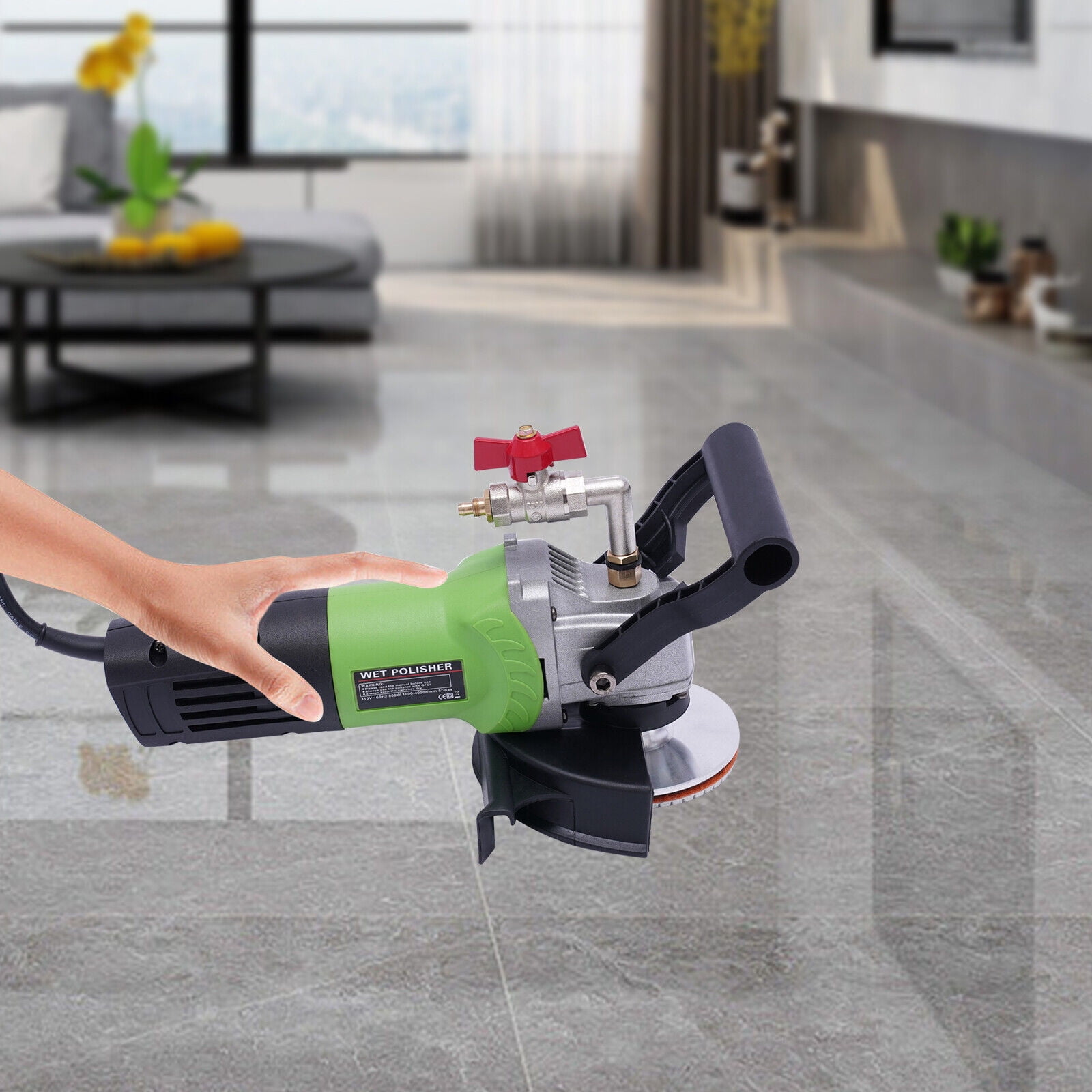 5" Variable Speed Wet Polisher Grinder Lapidary Saw Marble Stone ...