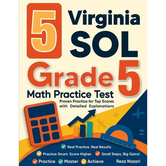 5 Virginia SOL Grade 5 Math Practice Tests: Proven Practice for Top ...