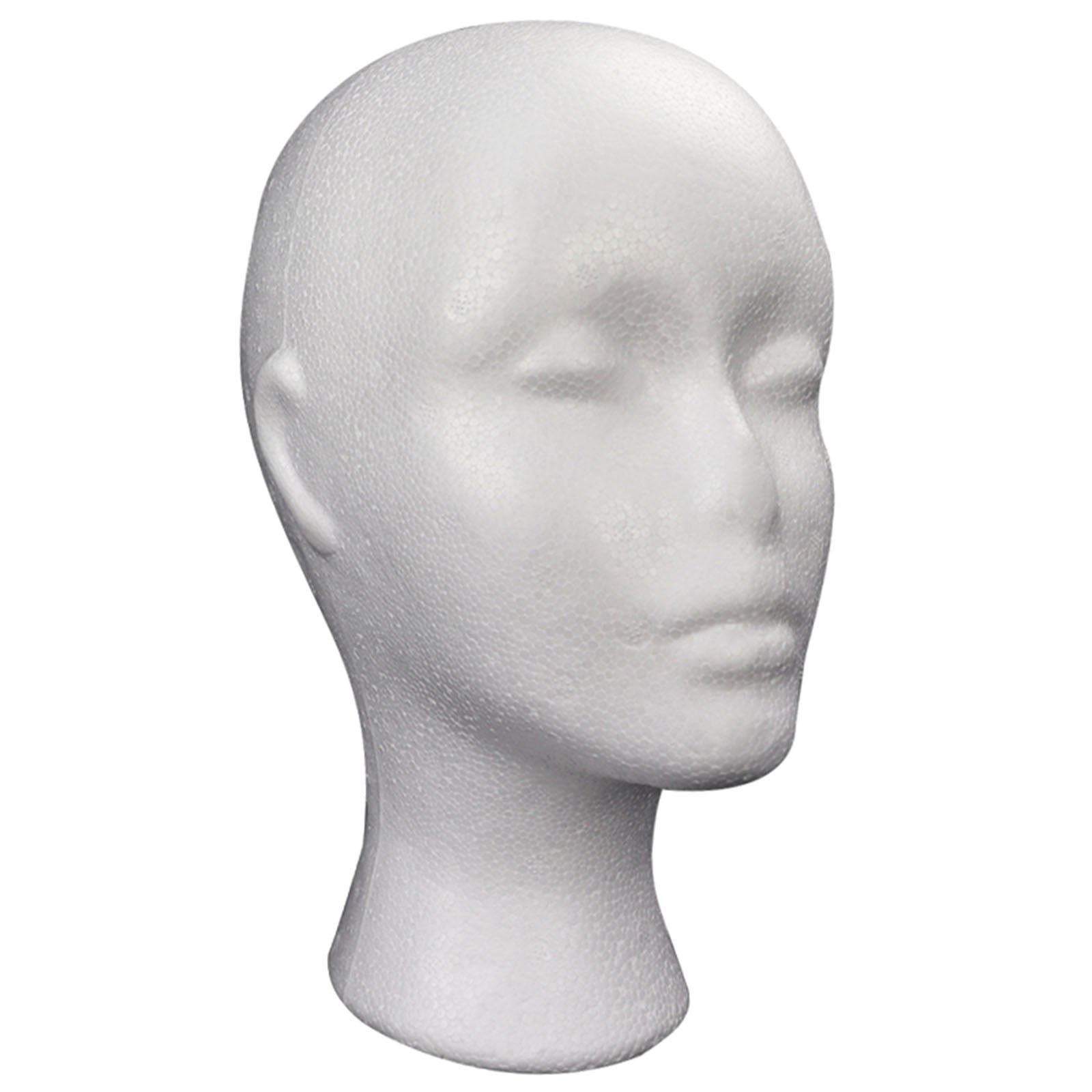 Under $5 Vokbdy Flocking Foam Head Model Hat Wig Hat Stand Diy Props ...