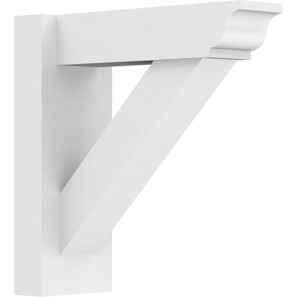 5"W X 14"D X 14"H Traditional Architectural Grade PVC Outlooker with ...