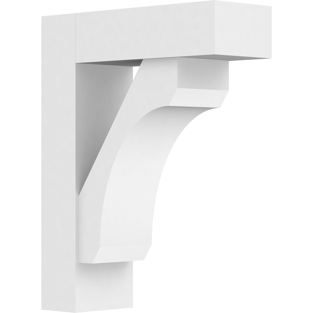 5"W X 14"D X 18"H Standard Legacy Architectural Grade Pvc Bracket With ...
