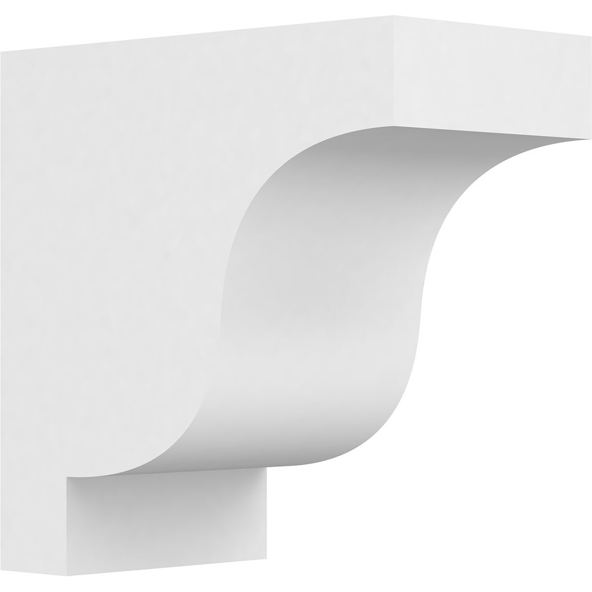 5"W x 10"D x 10"H Standard Newport Architectural Grade PVC Corbel ...