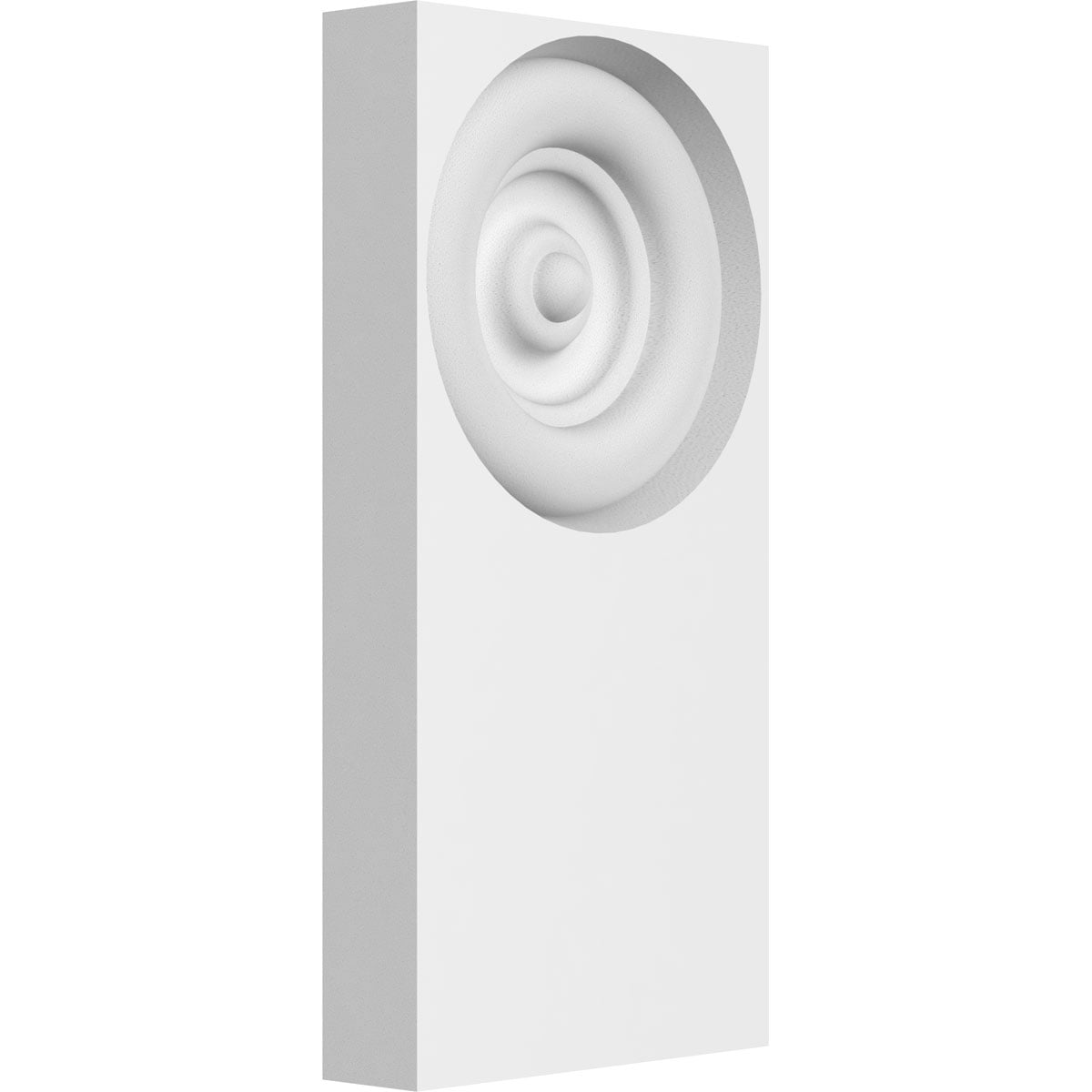 5"W x 10"H x 3/4"P Standard Foster Plinth Block with Beveled Edge (4 ...