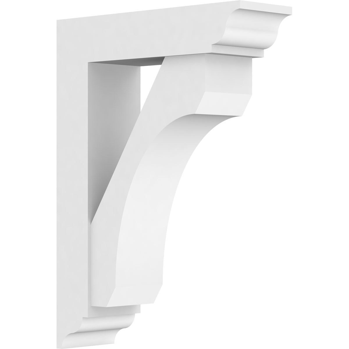 5"W x 16"D x 22"H Standard Legacy Architectural Grade PVC Bracket With ...