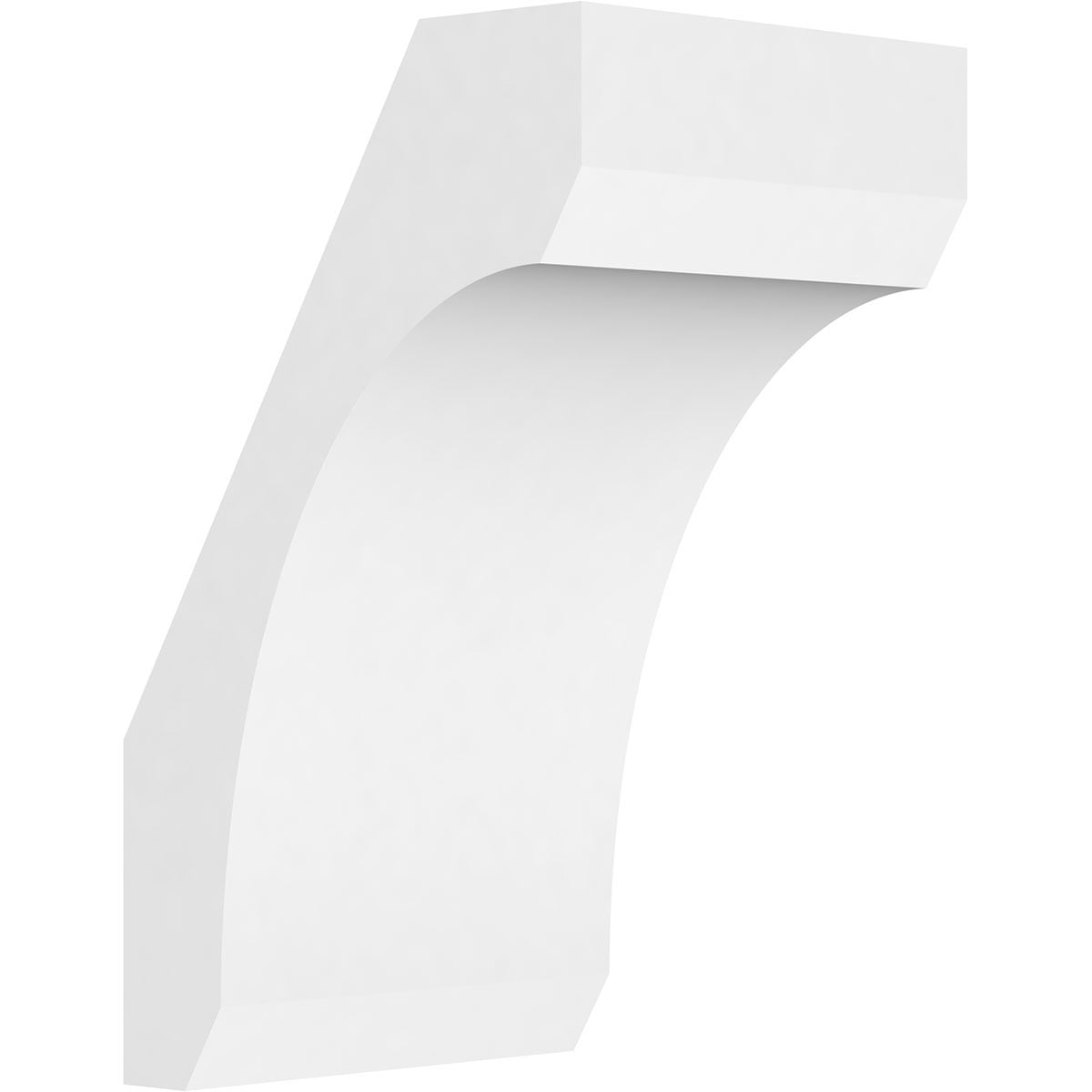 5"W x 6"D x 10"H Standard Legacy Architectural Grade PVC Knee Brace ...