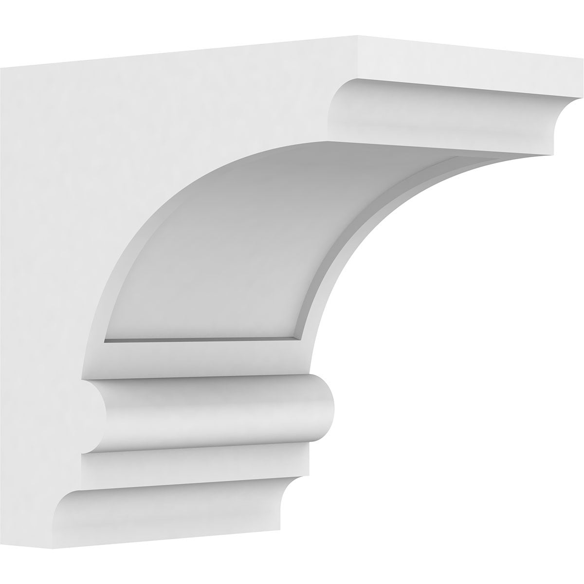 5"W x 8"D x 8"H Standard Diane Architectural Grade PVC Corbel - Walmart.com