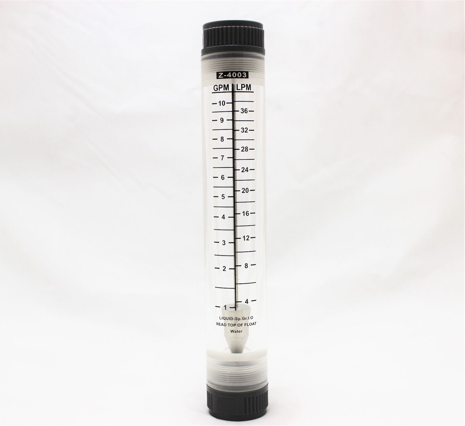 5 Water Flow Meter FLOWMETER ROTAMETER 1-10 GPM inline Instrument 5 ...