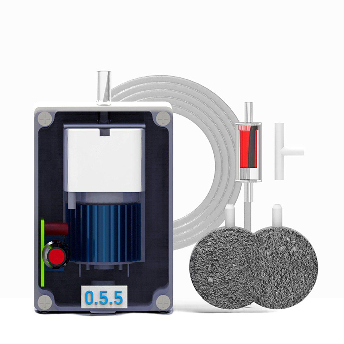 5 Watts 5V Usb Powered Quiet Aquarium Air Pump Oxygen Bubbler Fish Tank ...
