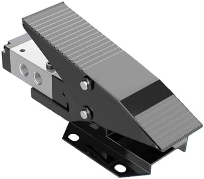 5 Way 3 Position Pneumatic Valve, 1Mpa Center Closed Foot Pedal Valve ...