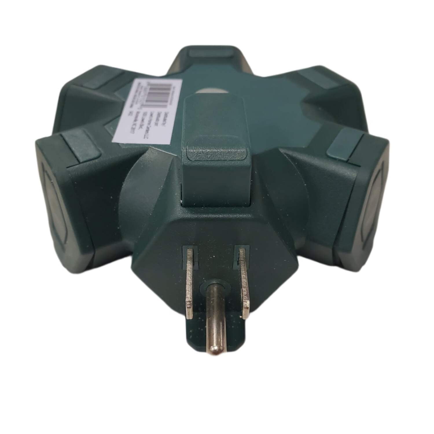 5 Way Electrical GFI Plug Adapter With Ground, Moister Covers Hook ...