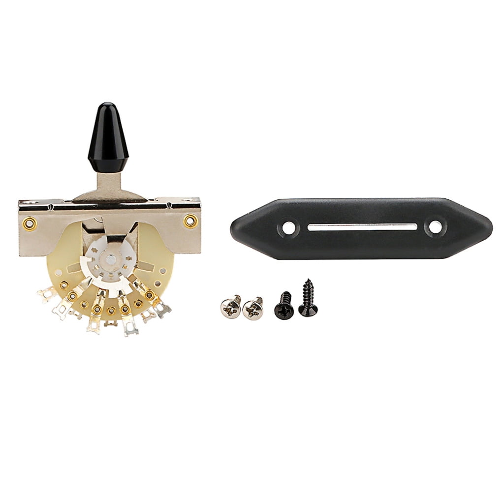 5 Way Guitar Pickup Toggle Switches with Plate Electric Guitar Toggle Switches Replacement ...
