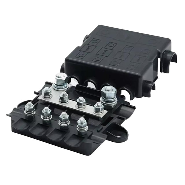 5 Way HEAVY DUTY Power Distribution Fuse Box Block FOR Mega FOR Midi ...