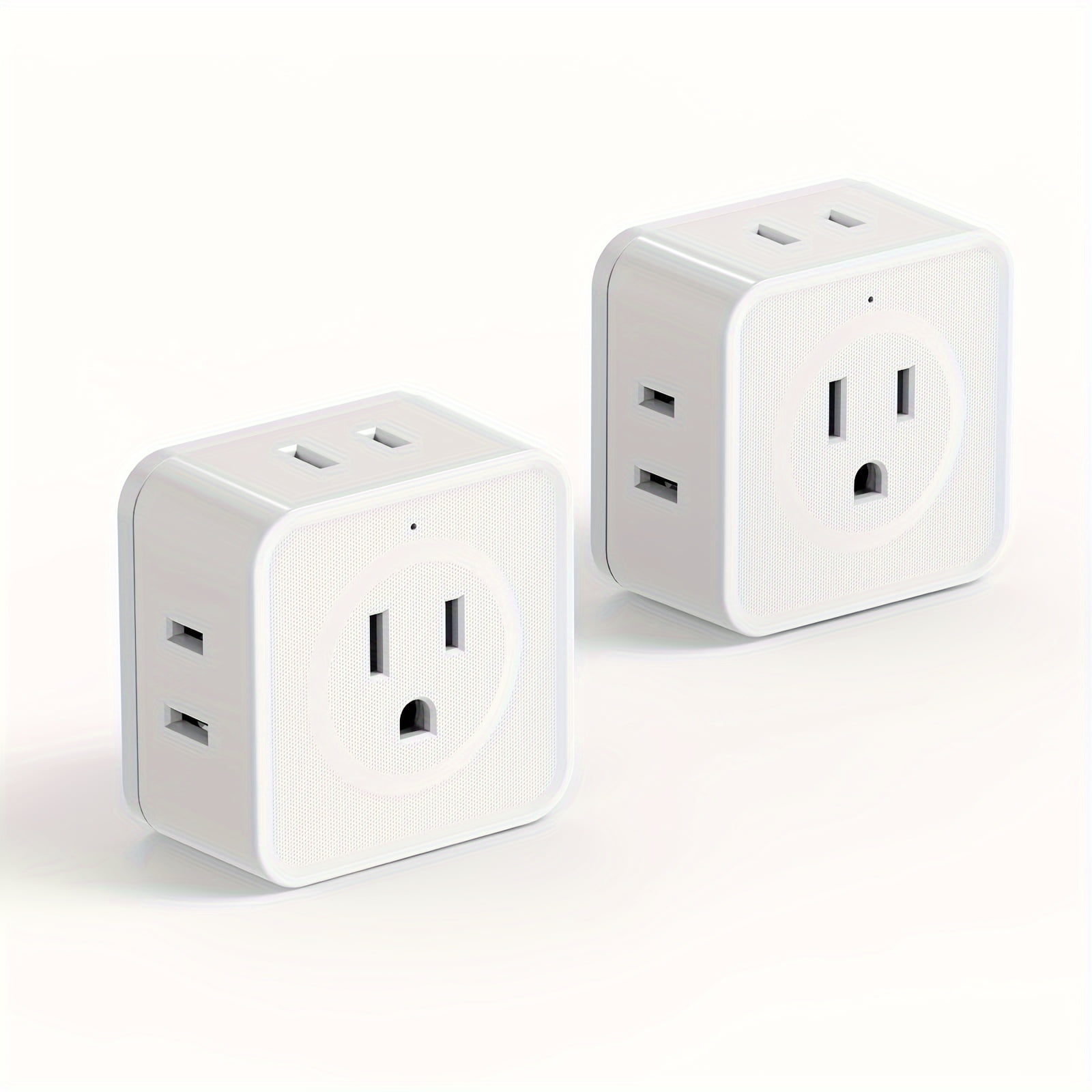 5 Way Multi Plug Outlet Extender, Wall Outlet Expander, Small ...