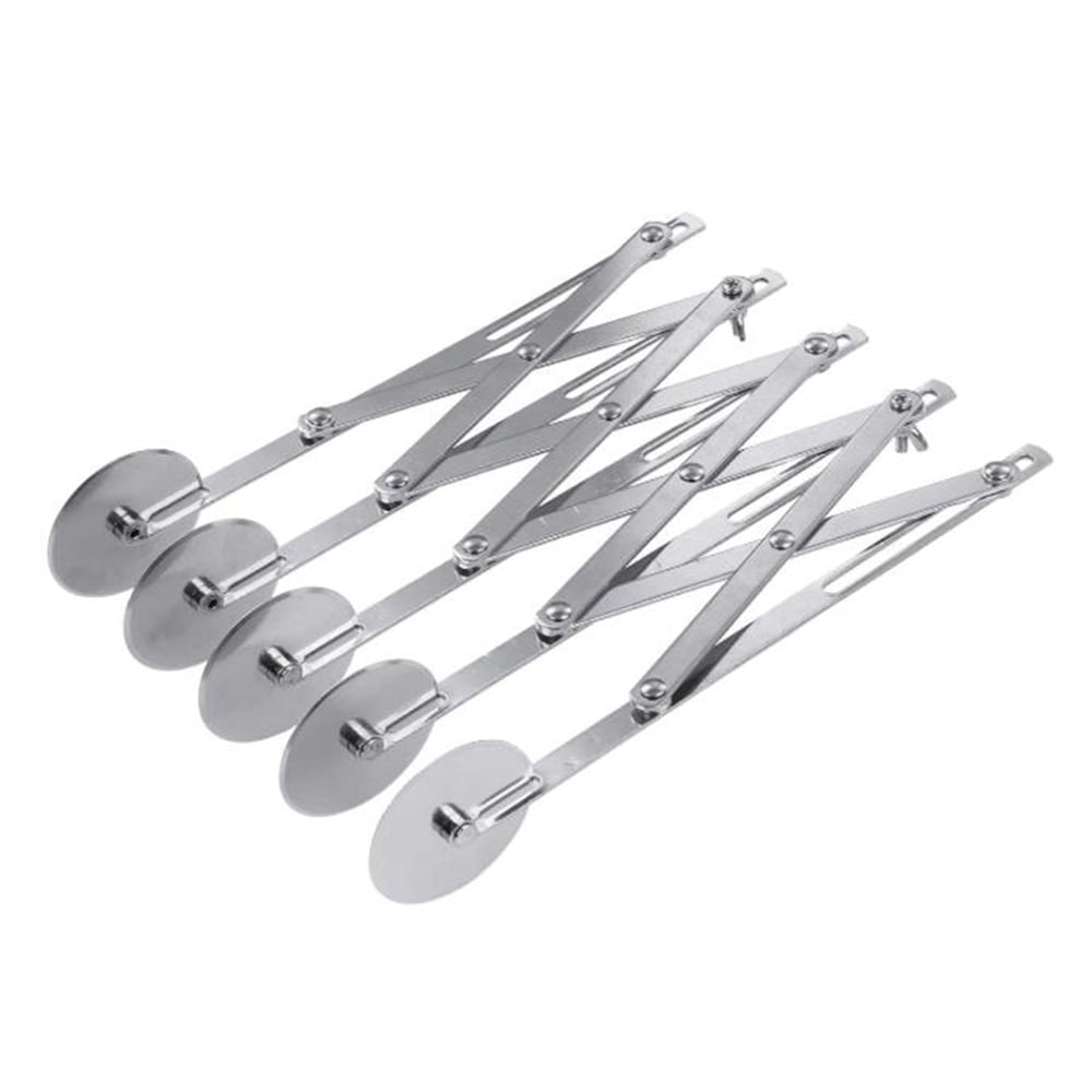 5-Wheel Pastry Cutter Pizza Cutter Multi Wheel Dough Cutters Expandable ...