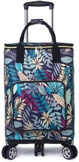 5-Wheeled Household Grocery ， Small Pull cart, Folding Rod Shopping ...