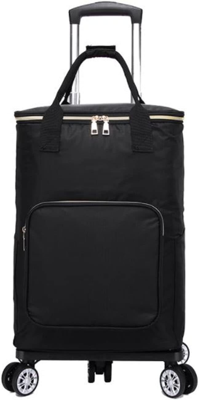 5-Wheeled Household Grocery, Small Pull cart, Folding Rod Shopping cart ...