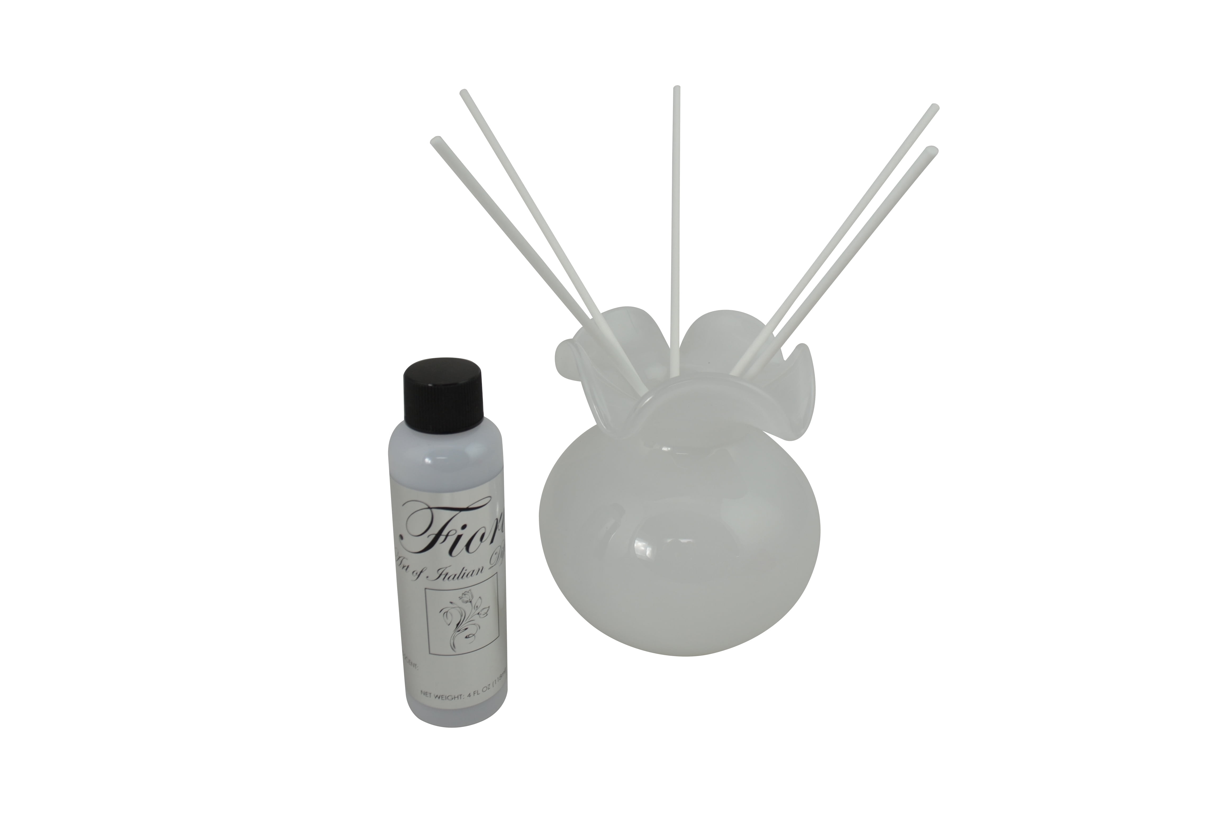 5" White Glass Vase Aroma Diffuser - Walmart.com
