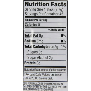 5 Gum Wintermint Ascent Chewing Gum, Sugarfree, Zero Calories, Mint ...