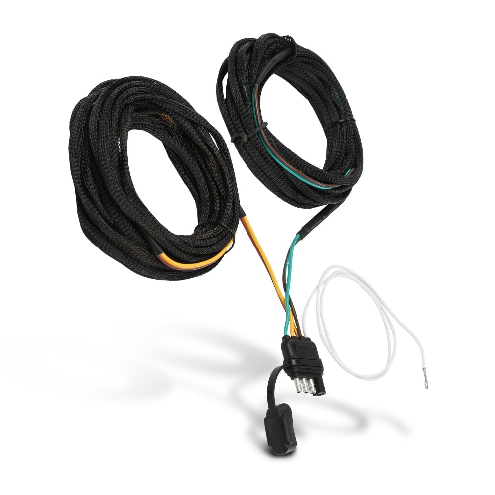 5 Wire 4 Pin Flat Trailer Plug Wiring Harness 22FT Trailer Light ...