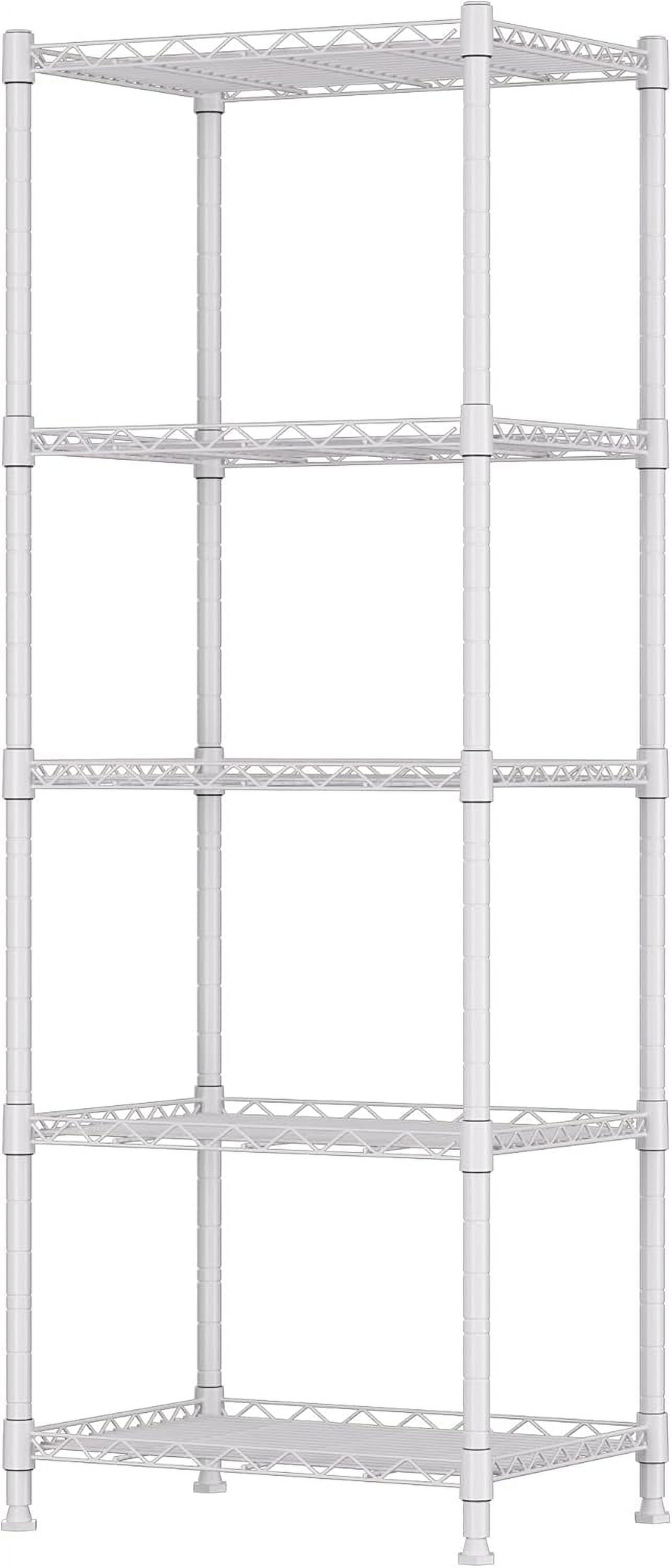 5-Wire Shelving Metal Storage Rack Adjustable Shelves,Standing Storage ...