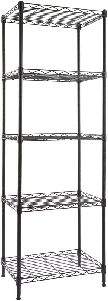 5-Wire Shelving Storage Garage Organizer, Adjustable Metal Shelf Wire ...